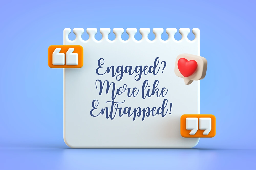 Funny Engagement Captions to Make Everyone Laugh - All Wedding Ideas